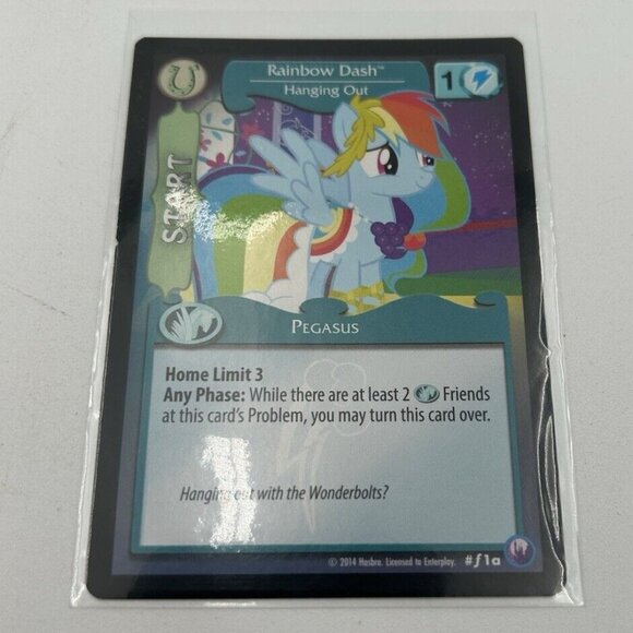 Toys | Mlp Ccg Rainbow Dash Hanging Out Starterboosted 1 Uncommon ...